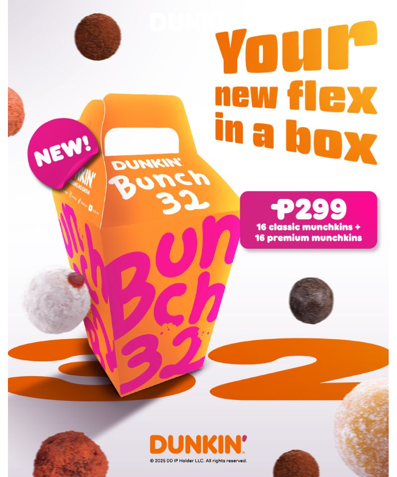 Dunkin’s New Bucket of Happiness Has 32 Pieces of Munchkins for Just P299