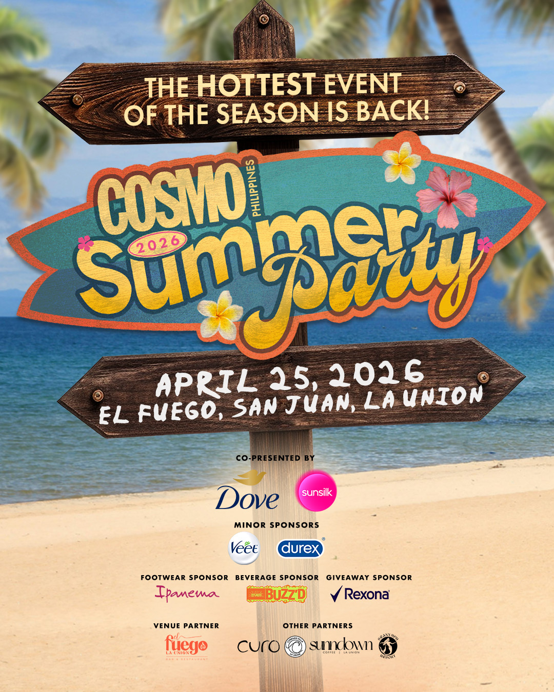 You're Invited! Cosmo Is Having A Summer Party in La Union This Weekend